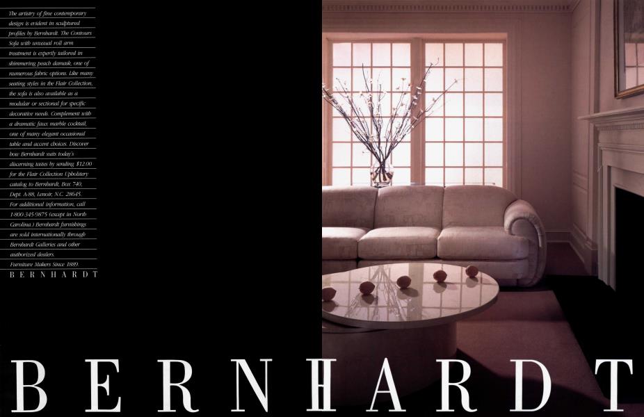 Bernhardt | Architectural Digest | AUGUST 1988