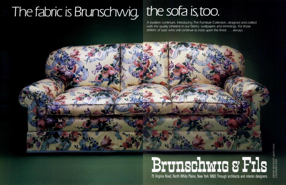 Brunschwig & Fils | Architectural Digest | AUGUST 1988