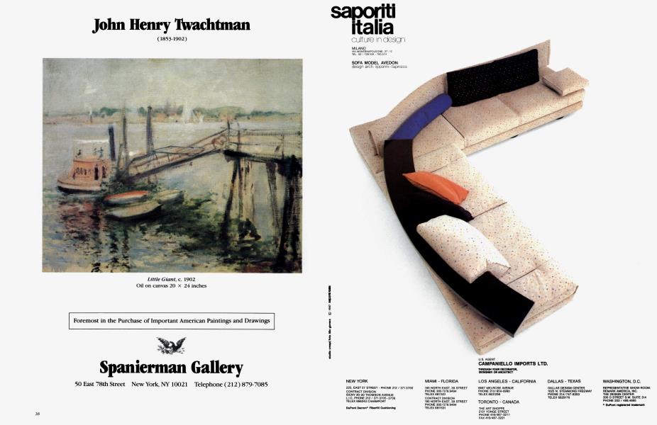 Spanierman Gallery | Architectural Digest | AUGUST 1988