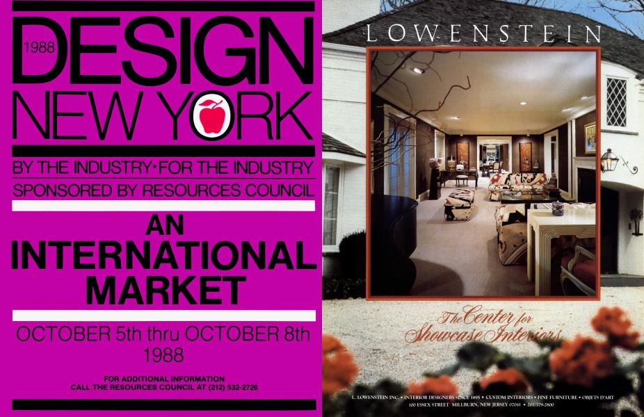 Design New York | Architectural Digest | SEPTEMBER 1988