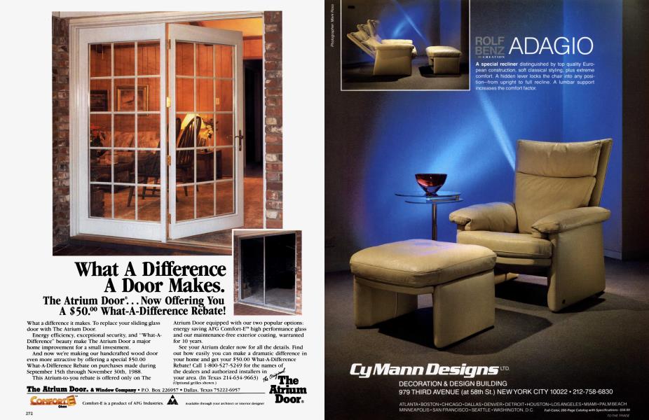 The Atrium Door® | Architectural Digest | OCTOBER 1988