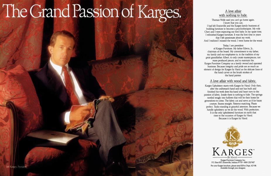 KARGES™ | Architectural Digest | OCTOBER 1988