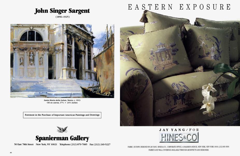 Spanierman Gallery | Architectural Digest | OCTOBER 1988