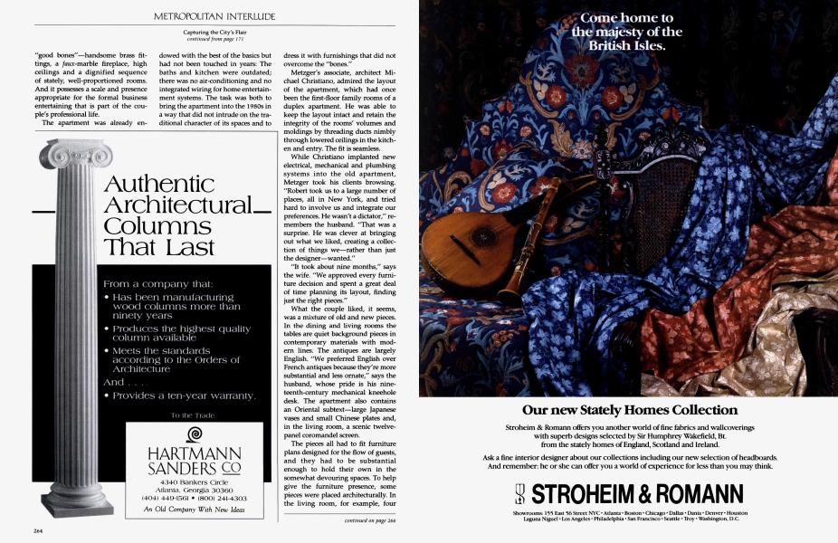 Stroheim & Romann | Architectural Digest | NOVEMBER 1988