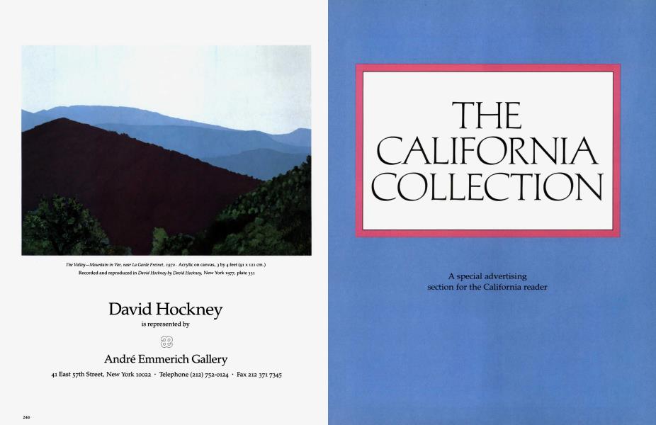 The California Collection | Architectural Digest | DECEMBER 1988