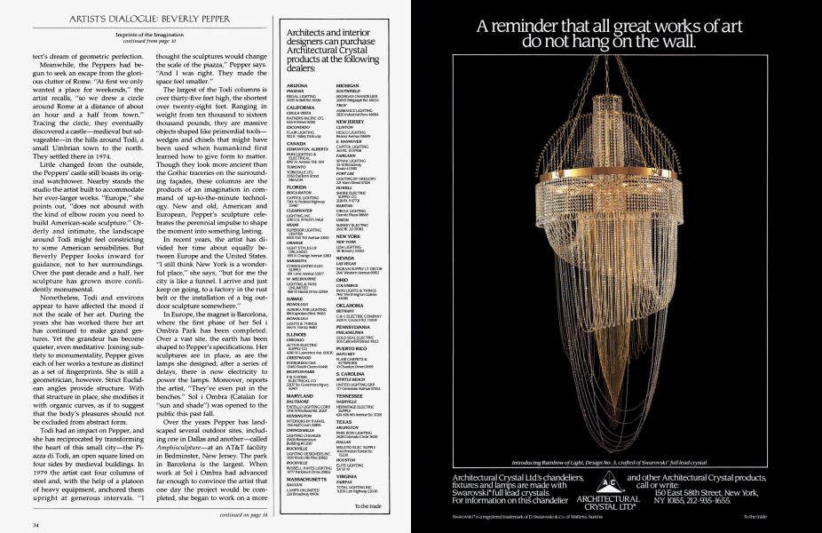 Architectural Crystal Ltd.® | Architectural Digest | DECEMBER 1988