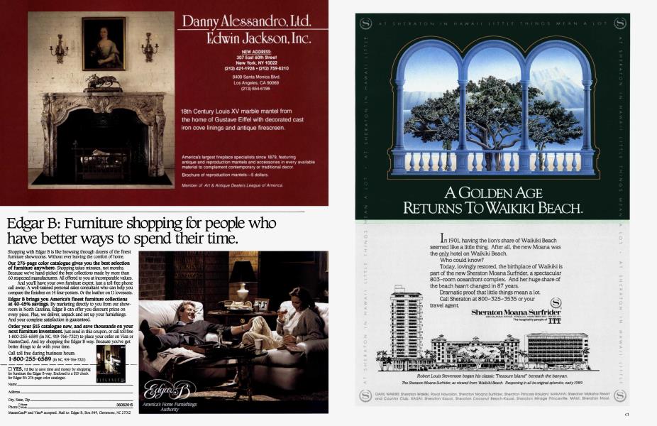 Edgar B | Architectural Digest | JANUARY 1989