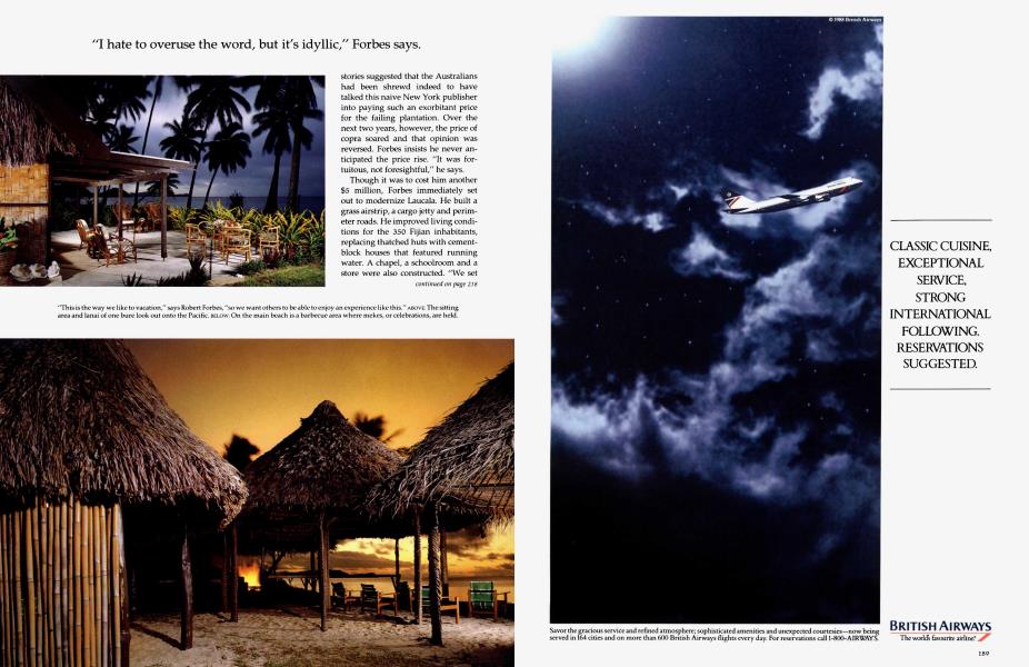 BRITISH AIRWAYS | Architectural Digest | FEBRUARY 1989