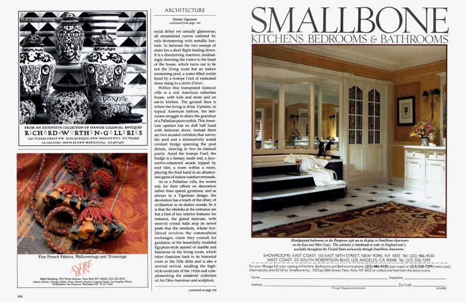 SMALLBONE | Architectural Digest | FEBRUARY 1989