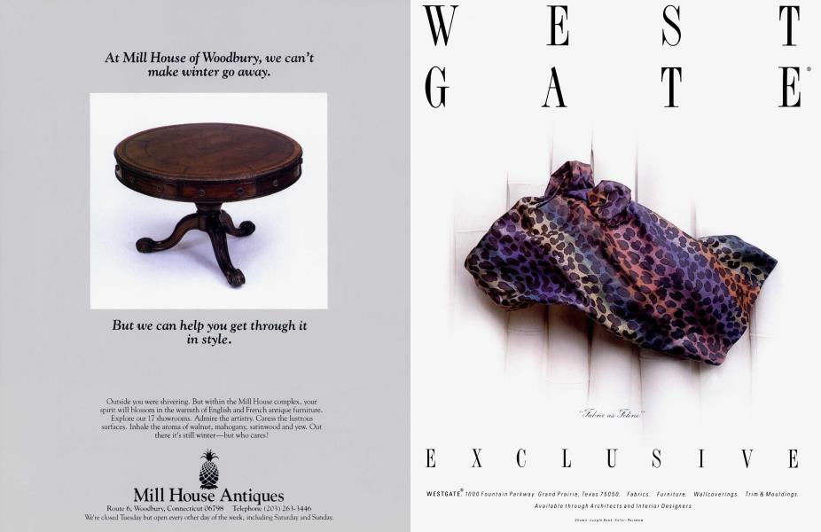 WESTGATE® | Architectural Digest | FEBRUARY 1989