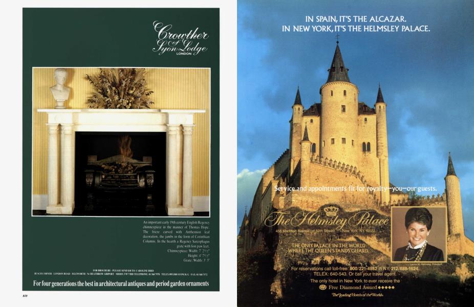 The Helmsley Palace | Architectural Digest | FEBRUARY 1989