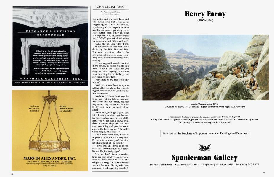 Spanierman Gallery | Architectural Digest | MARCH 1989