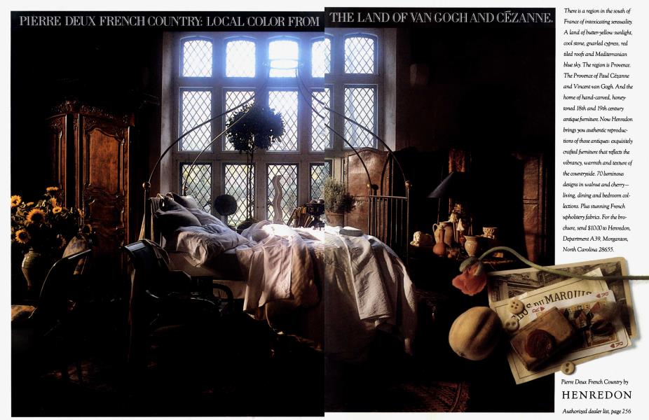 HENREDON | Architectural Digest | MARCH 1989