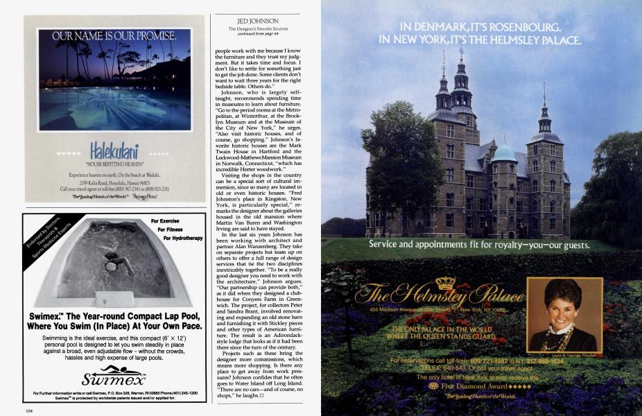 Halekulani | Architectural Digest | MARCH 1989