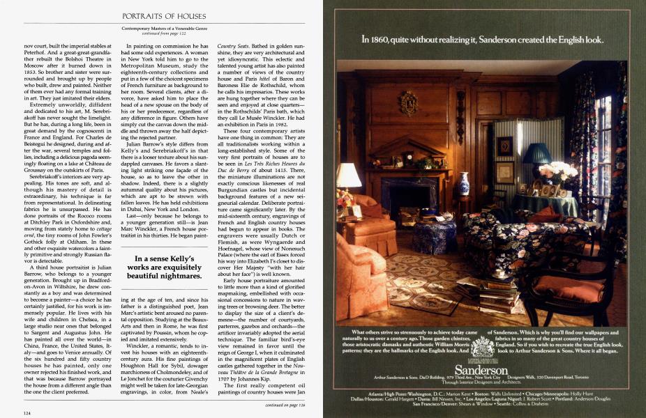 Sanderson | Architectural Digest | MARCH 1989