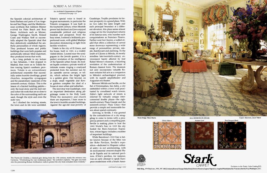 Stark® | Architectural Digest | MARCH 1989