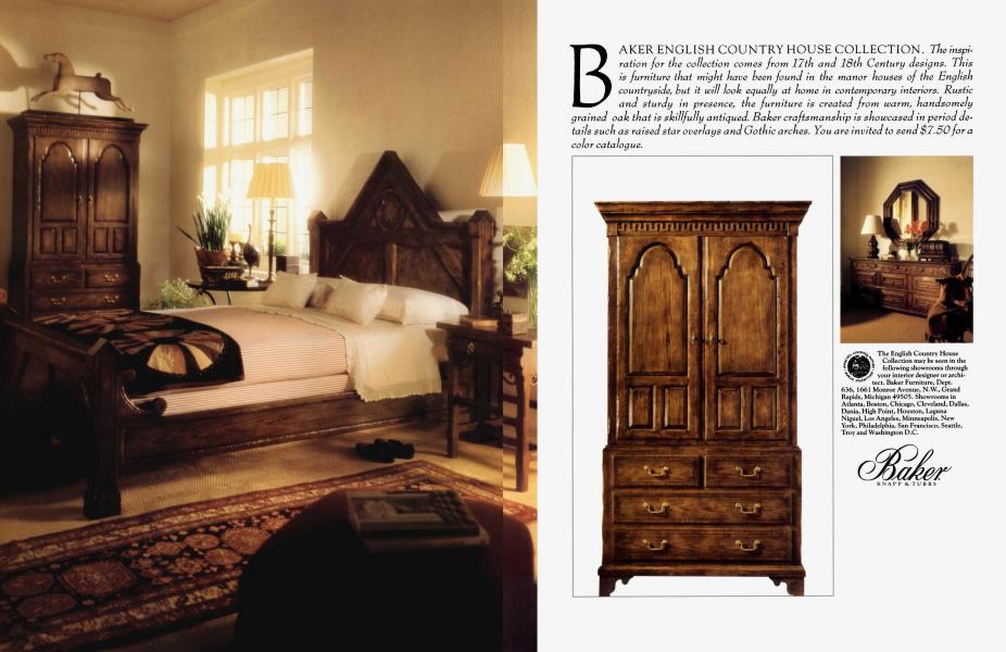 Baker® | Architectural Digest | MAY 1989