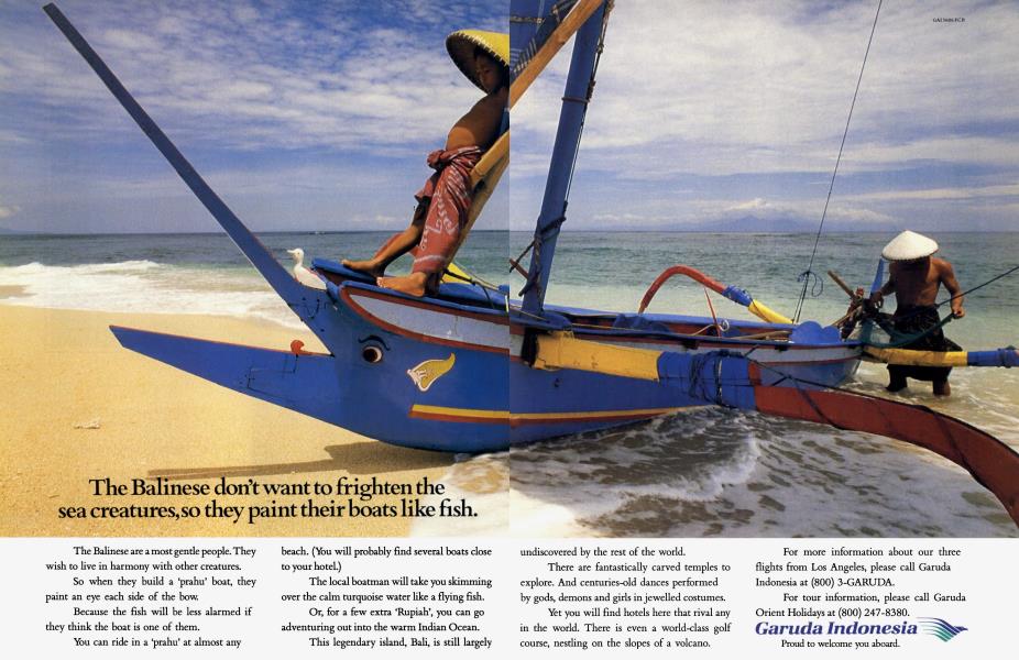 Garuda Indonesia | Architectural Digest | MAY 1989