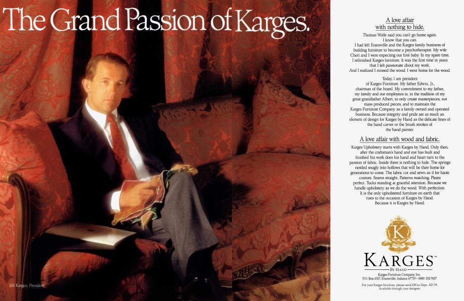 KARGES™ | Architectural Digest | MAY 1989