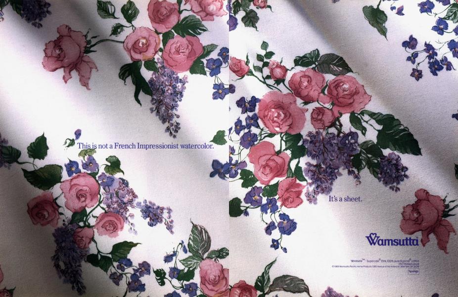 Wamsutta® | Architectural Digest | MAY 1989