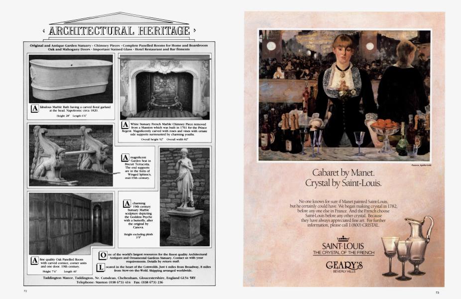 ARCHITECTURAL HERITAGE | Architectural Digest | JUNE 1989