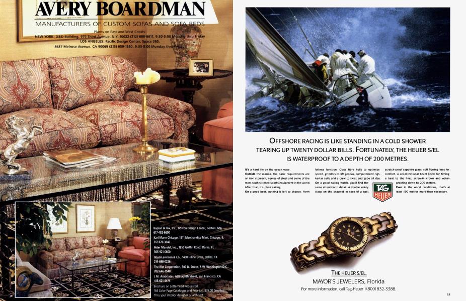 AVERY BOARDMAN | Architectural Digest | JUNE 1989