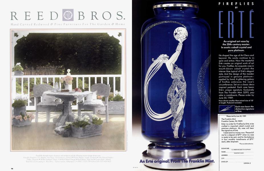 REED BROS. | Architectural Digest | JUNE 1989