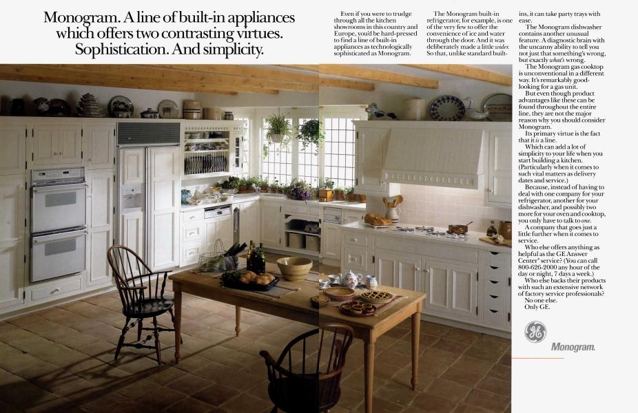 Monogram® | Architectural Digest | JULY 1989