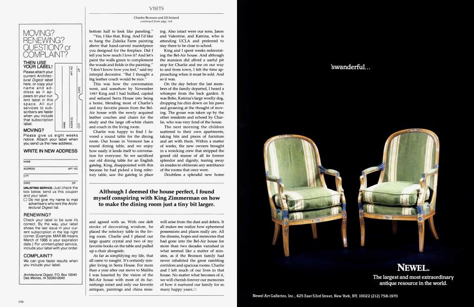 NEWEL | Architectural Digest | JULY 1989