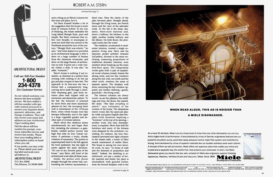 ARCHITECTURAL DIGEST | Architectural Digest | AUGUST 1989