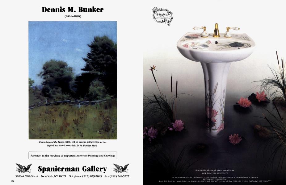 Spanierman Gallery | Architectural Digest | AUGUST 1989