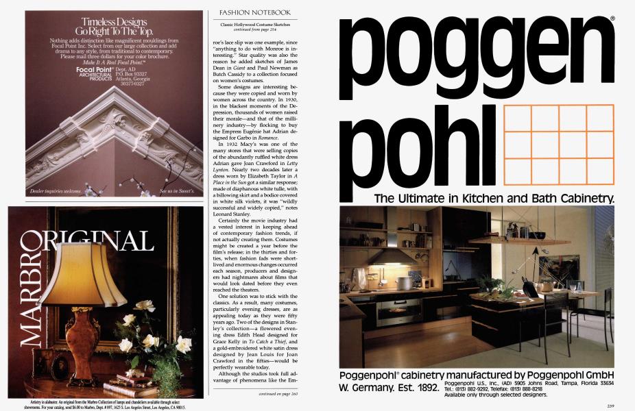 Focal Point® | Architectural Digest | SEPTEMBER 1989