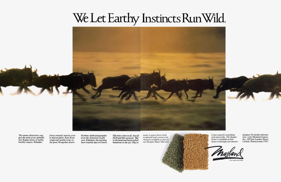 Masland | Architectural Digest | SEPTEMBER 1989