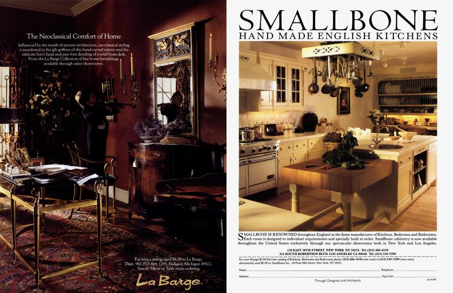 SMALLBONE | Architectural Digest | SEPTEMBER 1989