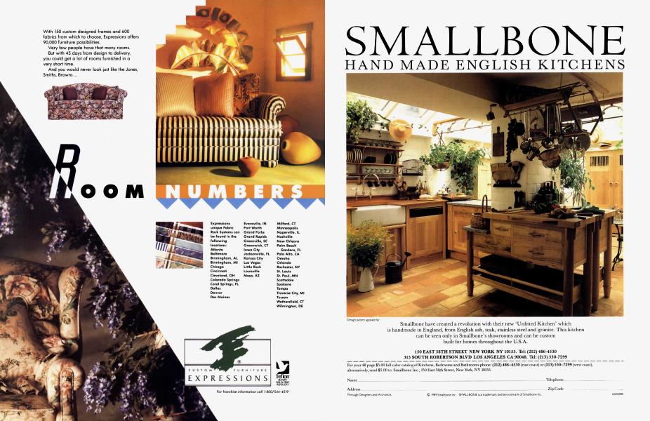 SMALLBONE | Architectural Digest | OCTOBER 1989
