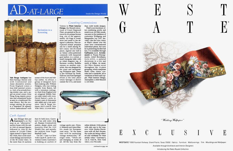 WESTGATE® | Architectural Digest | OCTOBER 1989