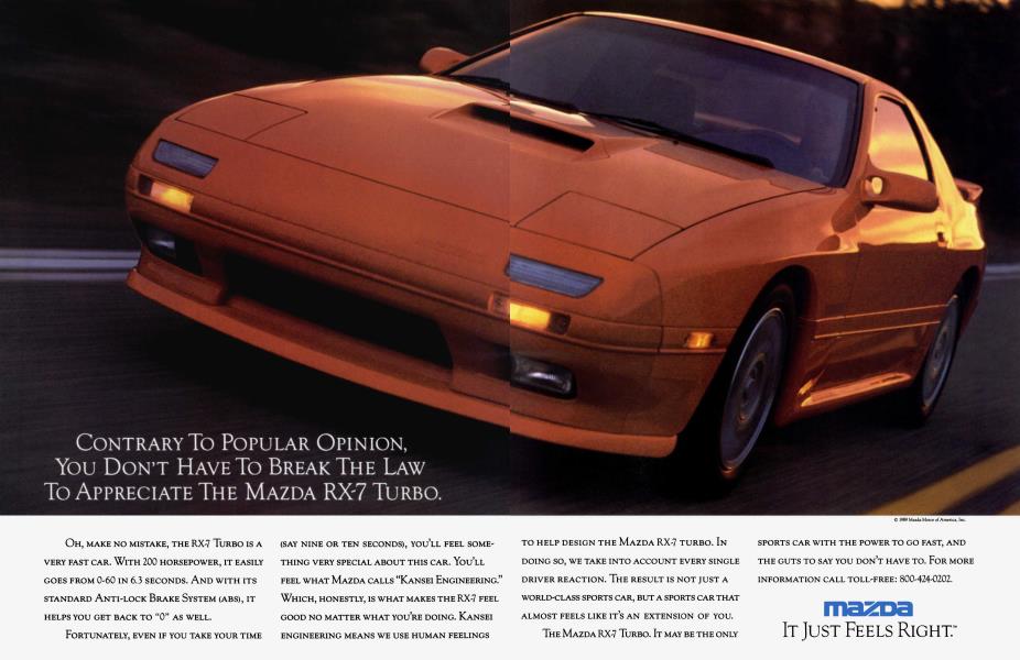 mazda | Architectural Digest | OCTOBER 1989