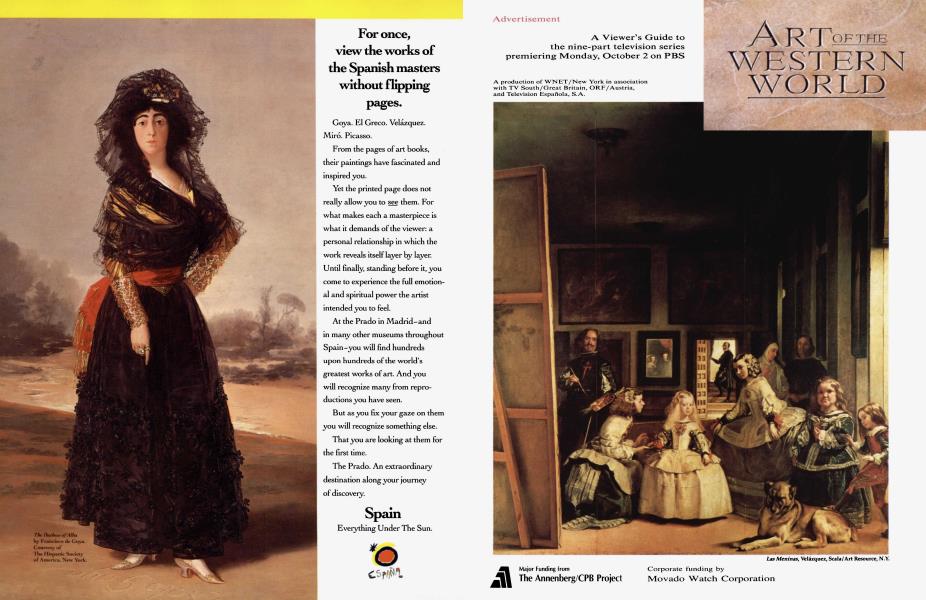 ART OF THE WESTERN WORLD | Architectural Digest | OCTOBER 1989