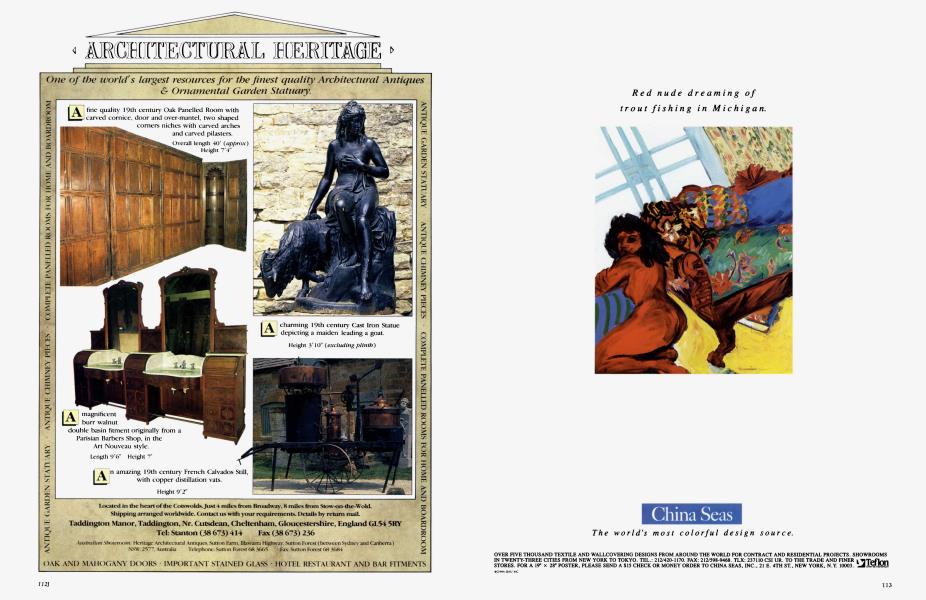 ARCHITECTURAL HERITAGE | Architectural Digest | NOVEMBER 1989