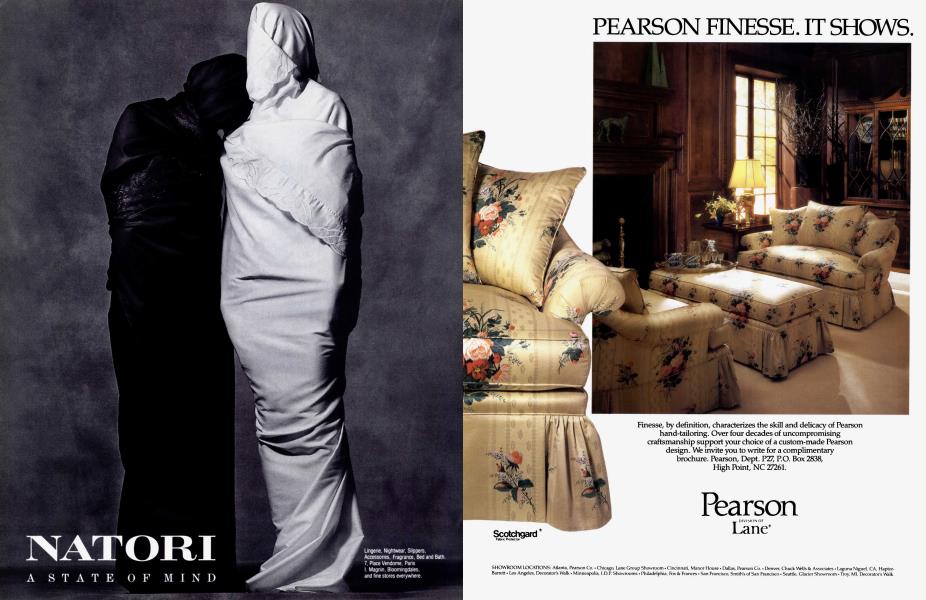 Pearson Lane® | Architectural Digest | NOVEMBER 1989