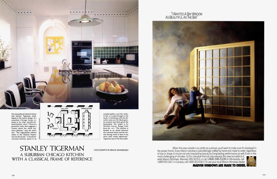 Stanley Tigerman | Architectural Digest | FEBRUARY 1990