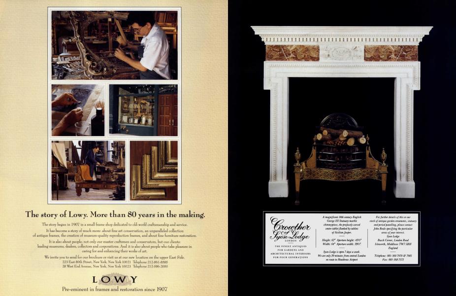 LOWY | Architectural Digest | JANUARY 1991