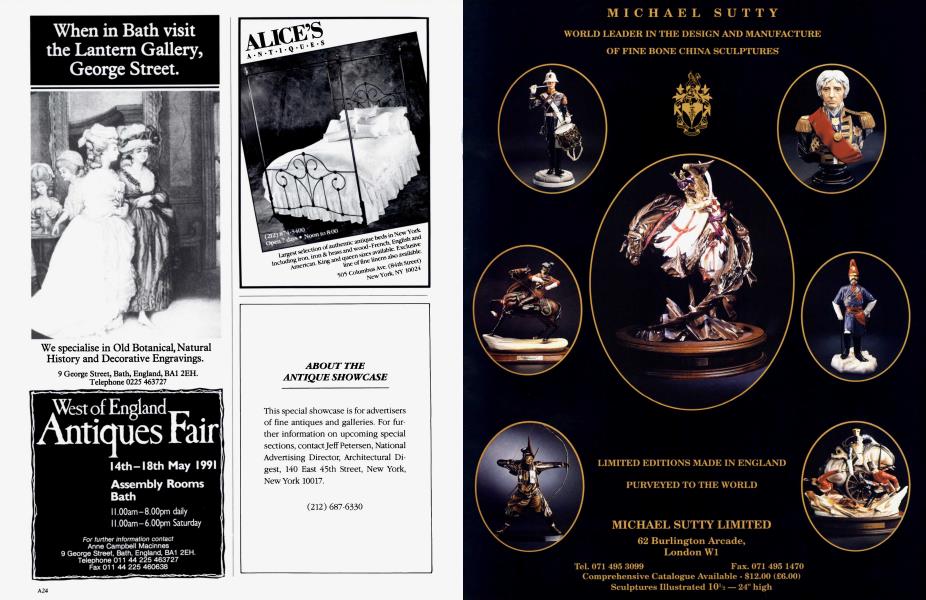 MICHAEL SUTTY | Architectural Digest | JANUARY 1991