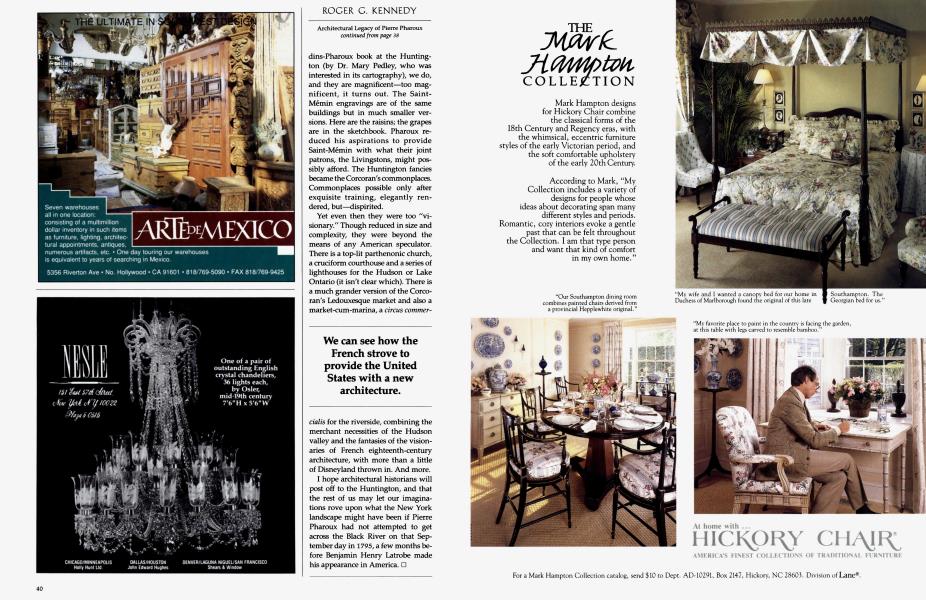 THE Mark Hampton COLLECTION | Architectural Digest | FEBRUARY 1991