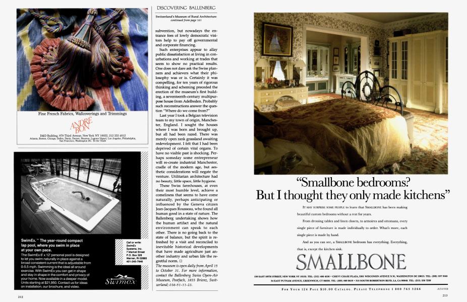 SMALLBONE | Architectural Digest | APRIL 1991