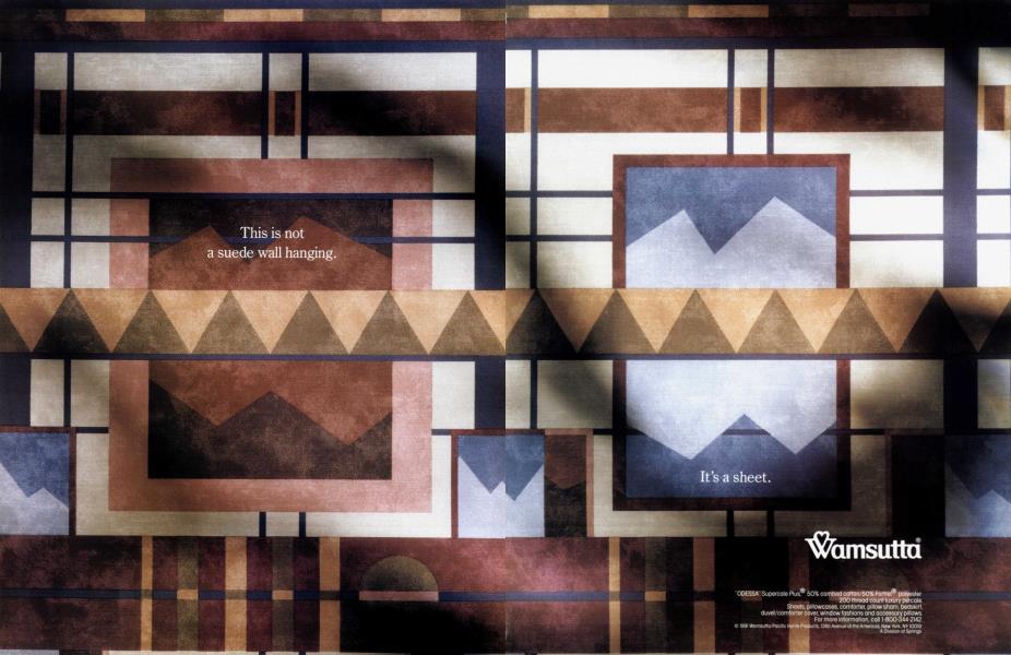 Wamsutta® | Architectural Digest | APRIL 1991