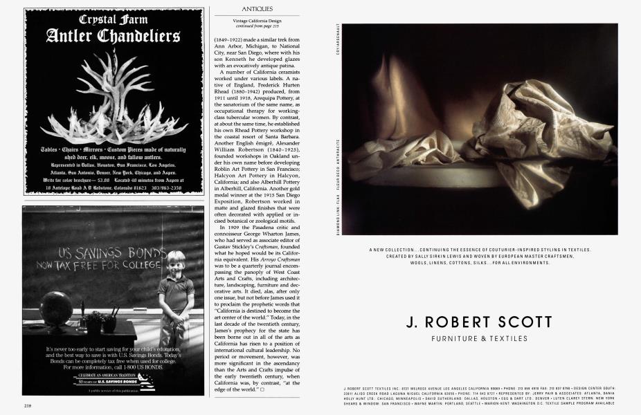 J. ROBERT SCOTT | Architectural Digest | MAY 1991