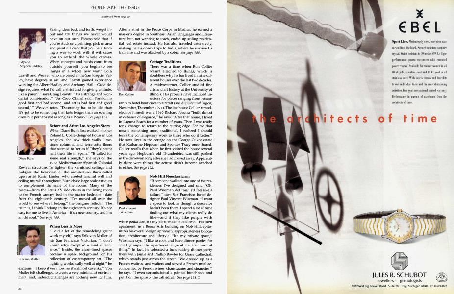 EBEL | Architectural Digest | MAY 1991