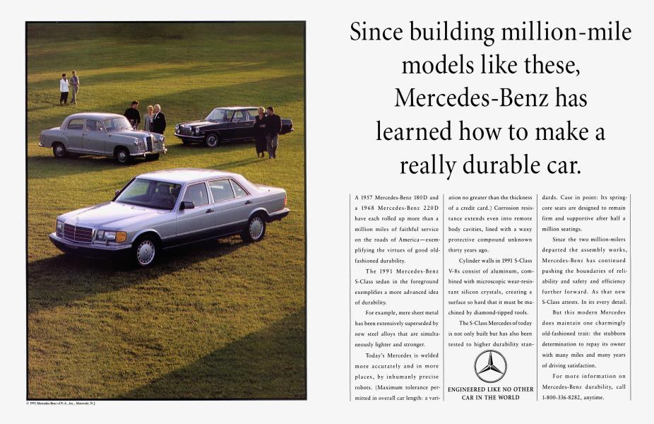 Mercedes-Benz | Architectural Digest | MAY 1991