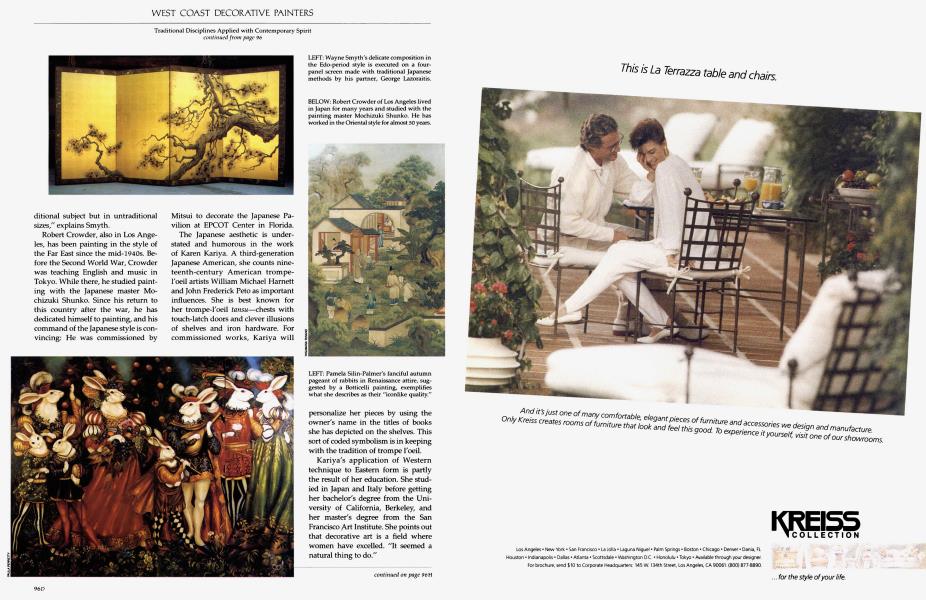 KREISS | Architectural Digest | MAY 1991